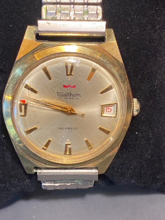 Vintage Waltham Gold Wrist Watch, 17 Jewels, Incabloc… - Gem