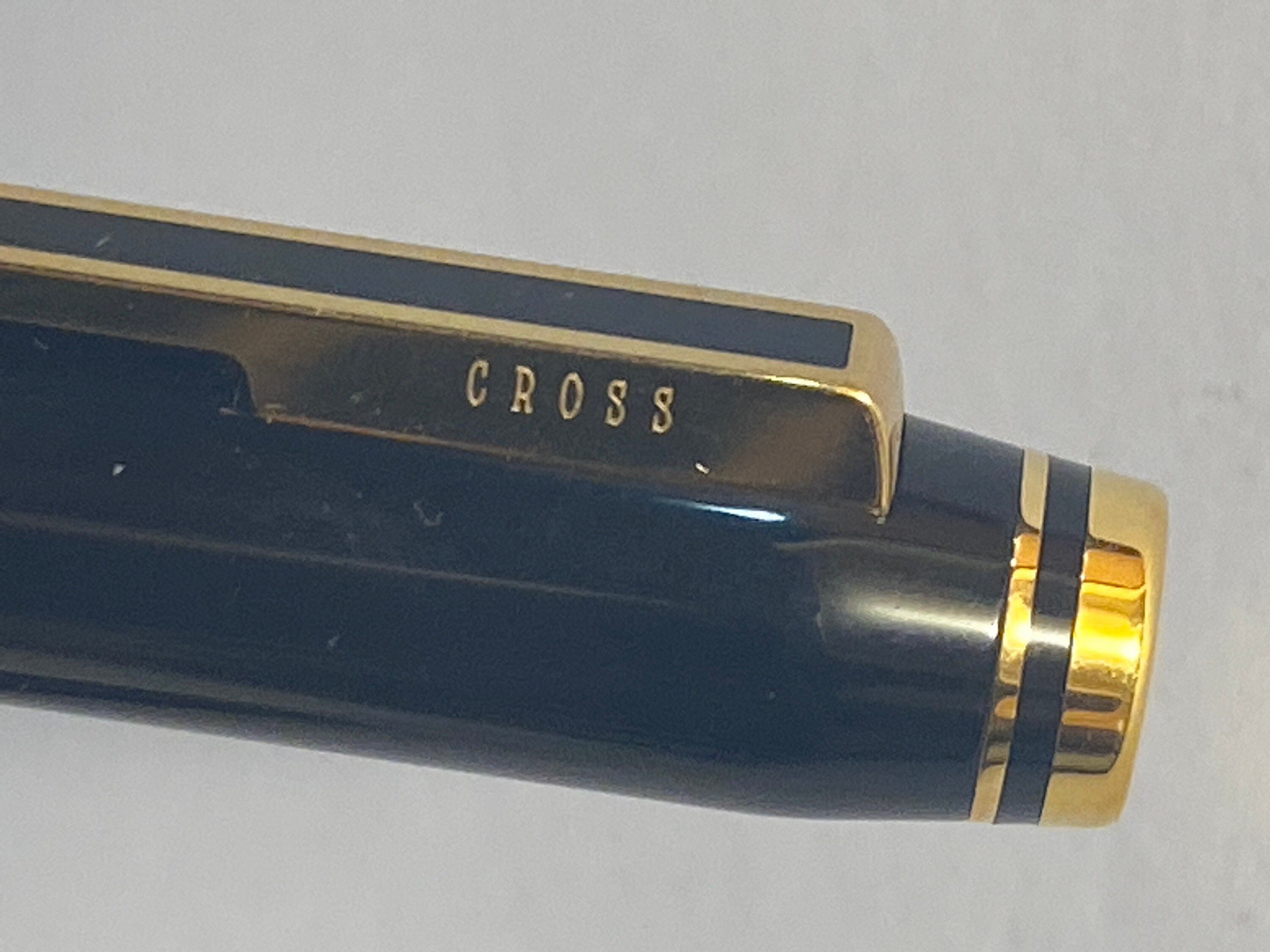 Vintage Cross Pen and Pencil Set Black and Gold Simply | Etsy