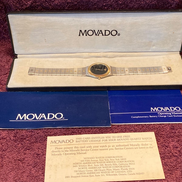 Movado Watch Box - Etsy