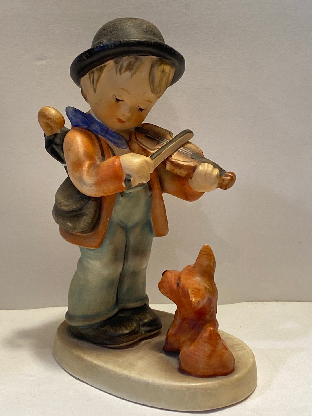 Vintage Hummel, Goebel "puppy Love", 5" Tall, TM3, Little Fiddler With ...