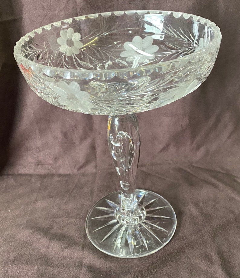 Vintage American Brilliant Period ABP Fancy Intaglio Cut | Etsy