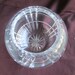 Marked Bombay Very Heavy Cut Crystal Glass Bowl Vase, Beautiful, Round ...