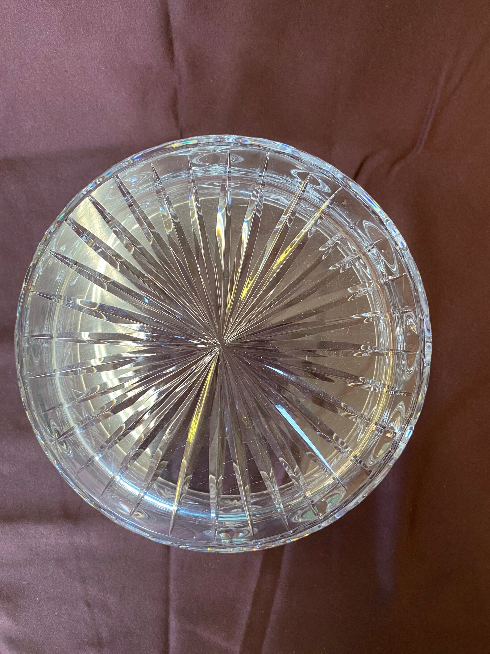 Large Heavy Exceptionally Cut Crystal Bowl Over 4 Pounds - Etsy