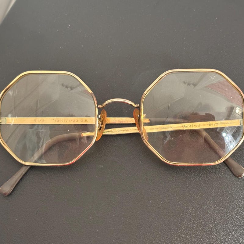 Octagon Glasses - Etsy