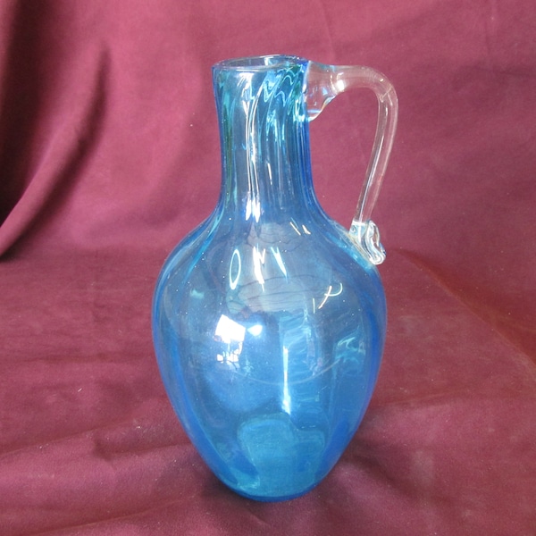 Glass Pitcher Vase - Etsy