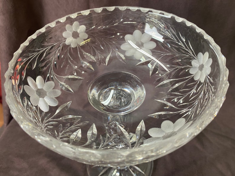 Vintage American Brilliant Period ABP Fancy Intaglio Cut | Etsy