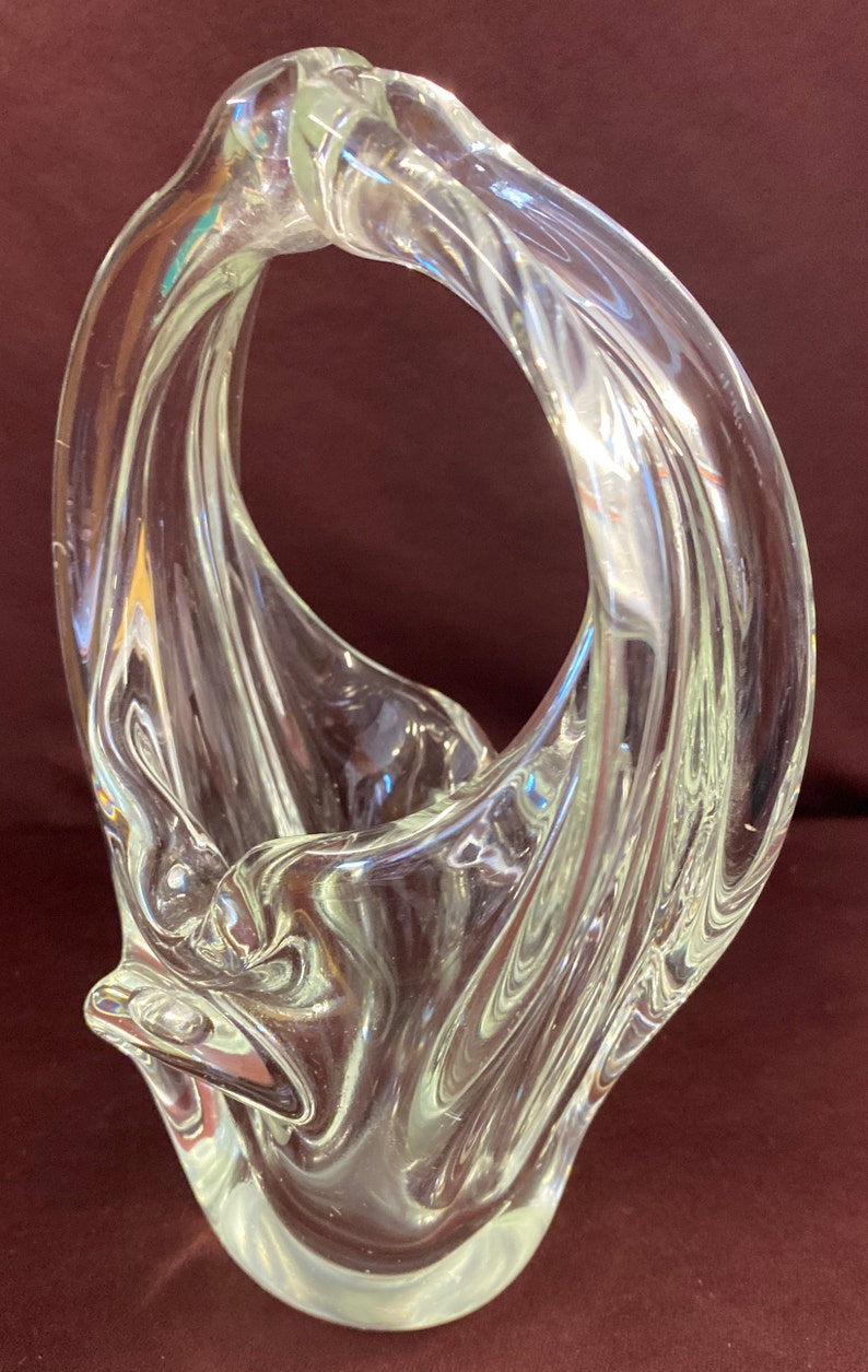 Vintage Full Lead Crystal Vase 7 Tall Beautiful Glass | Etsy