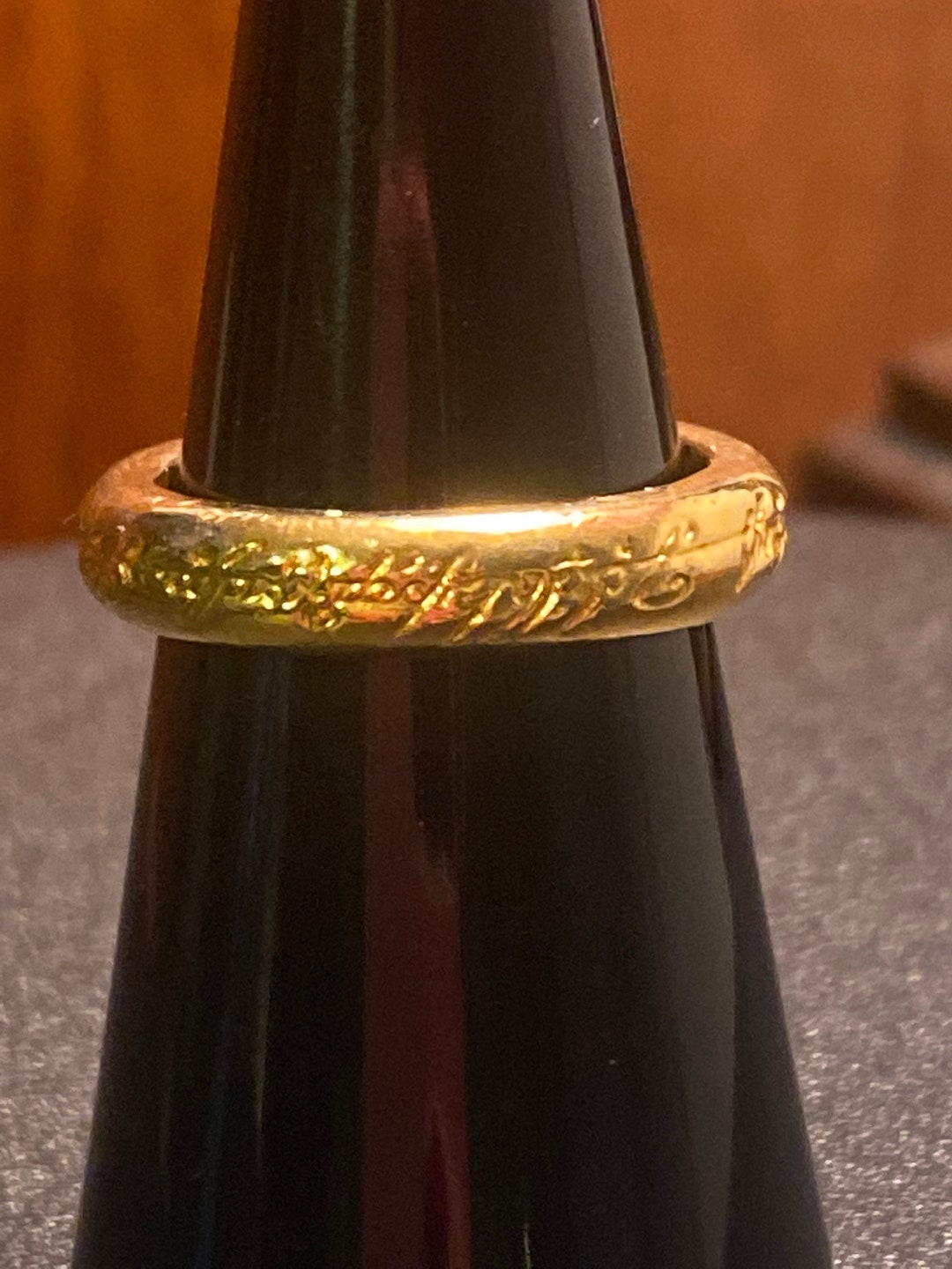 Elegant Looking Estate Gold Tone Posy Ring, 4mm Wide, Size 6, Copy of ...