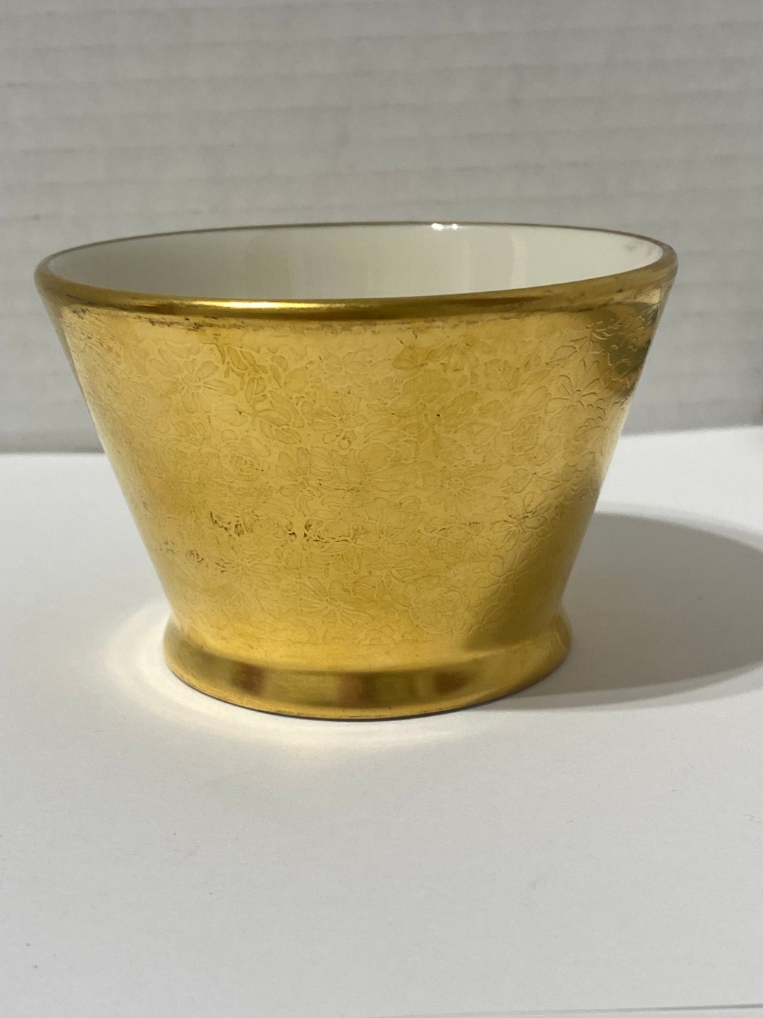 Vintage Pickard "rose and Daisy" 486 Sugar Bowl Only, 24K Gold ...