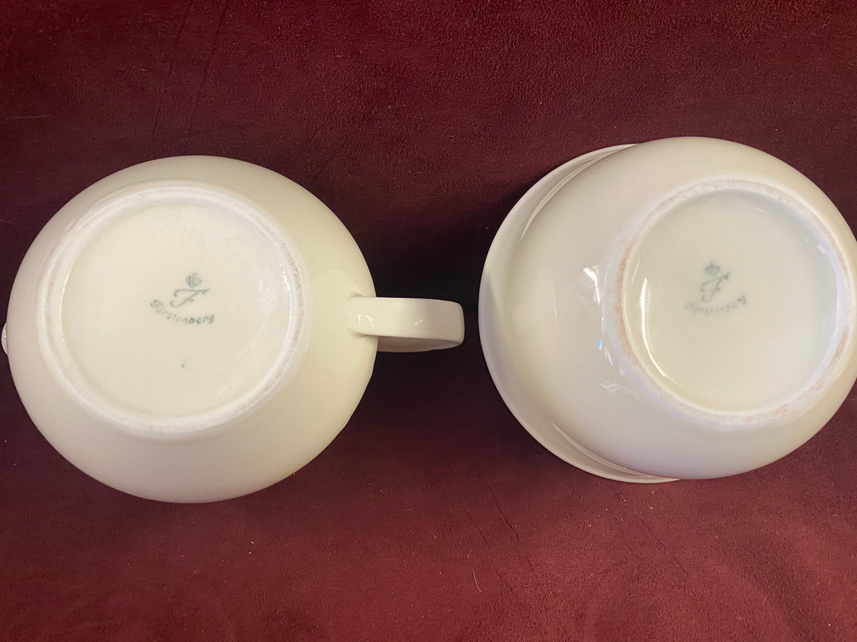 Vintage Furstenberg China Porcelain Ivory/Beige Color Creamer | Etsy