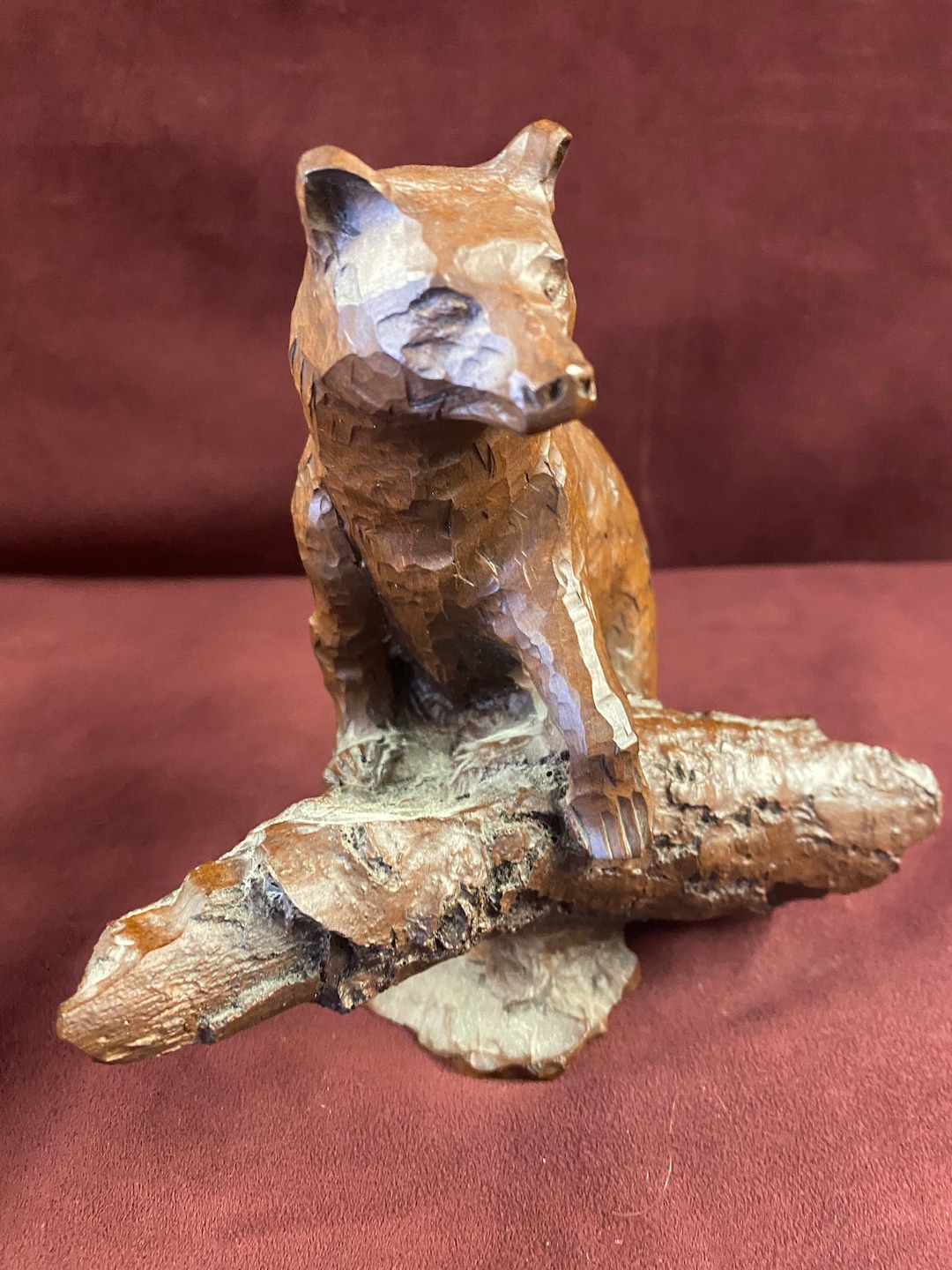 Vintage Bear Sculpture by Red Mill, 6" High by 5" Long, Signed ...