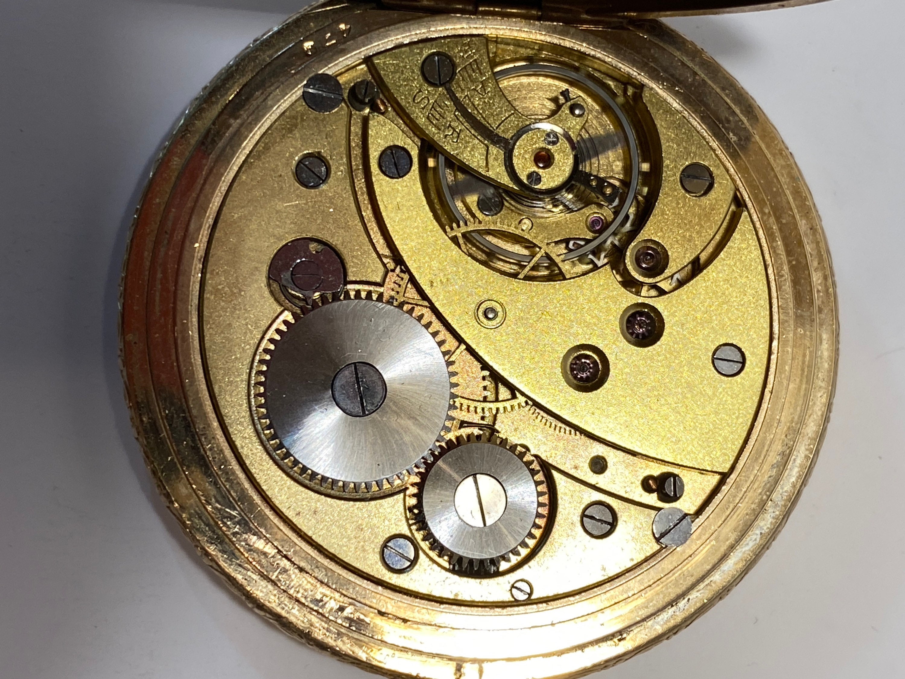Vintage Pocket Watch Beautiful Works Great Missing the | Etsy