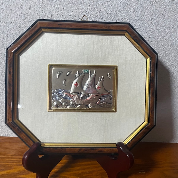 Sailing Ship Plaque - Etsy