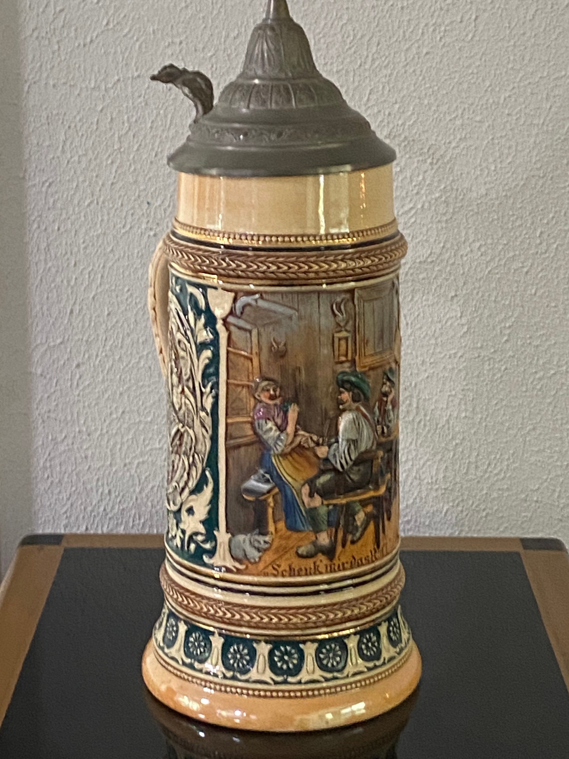 Vintage Johann Peter Thewalt One Liter Beer Stein Tavern - Etsy