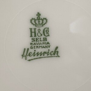Vintage Set of 8 Bread and Butter Plates, 6-1/4", Heinrich Bavarian ...