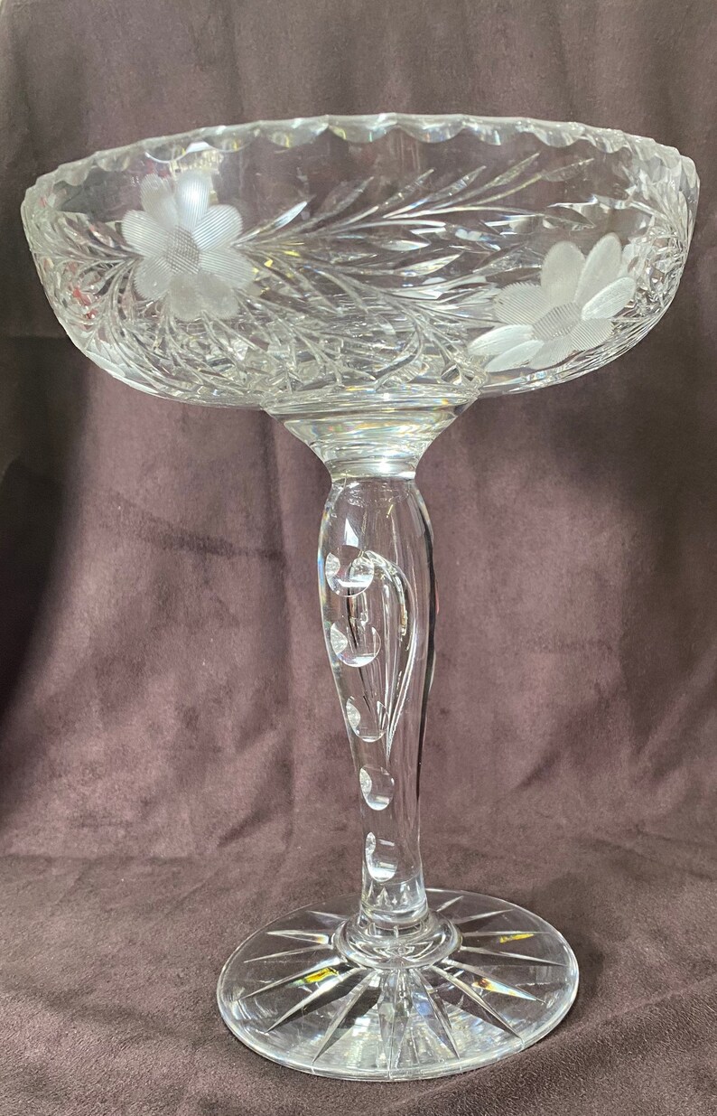 Vintage American Brilliant Period ABP Fancy Intaglio Cut | Etsy