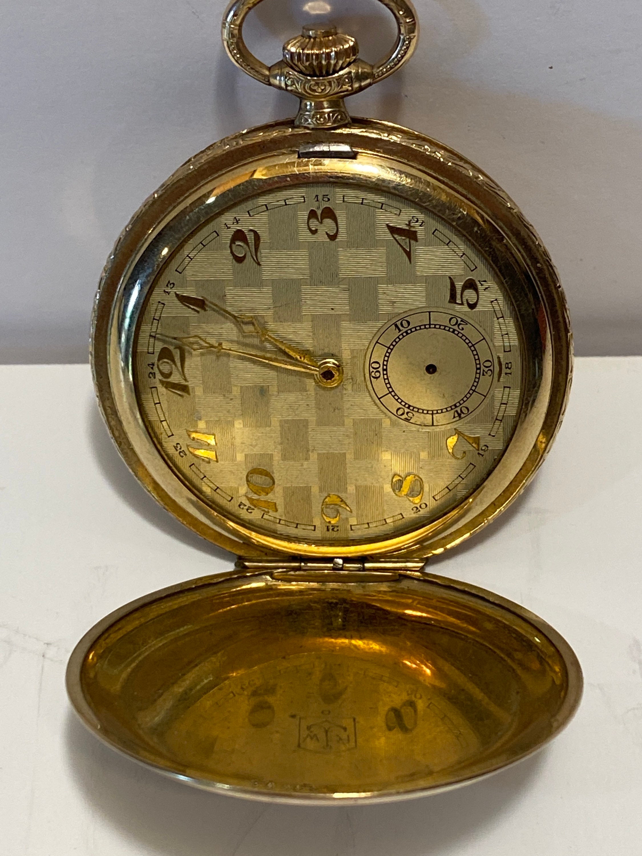 Vintage Pocket Watch Beautiful Works Great Missing the | Etsy