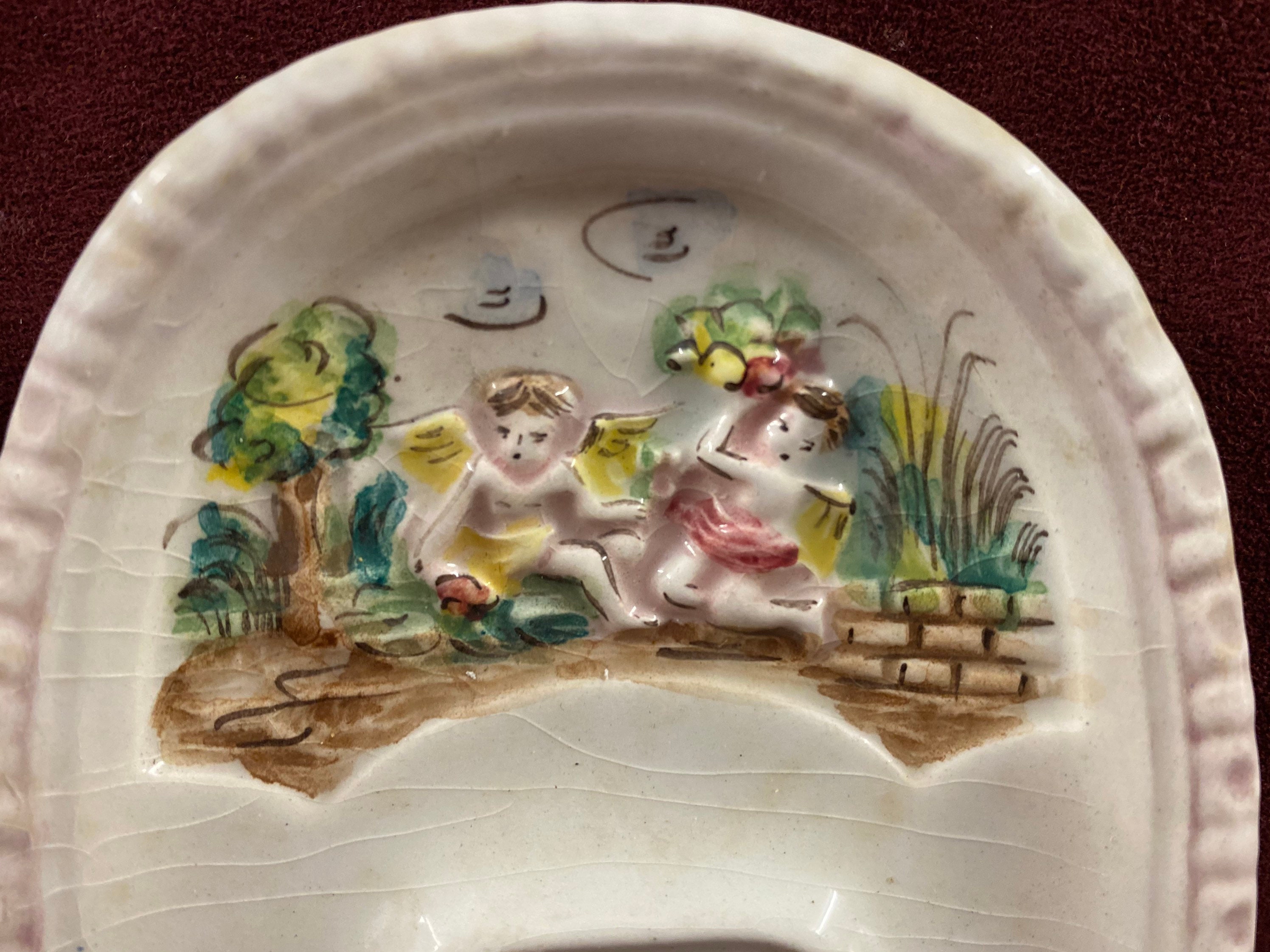 Vintage Set of 2 little plates or something not sure what | Etsy