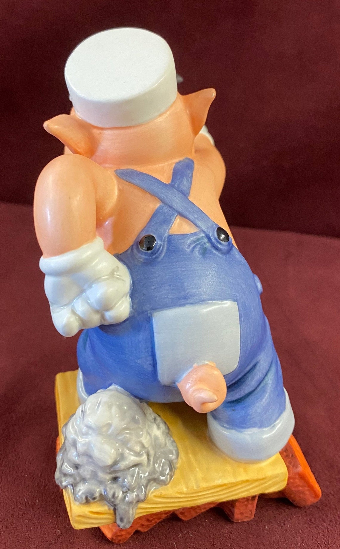 Vintage Walt Disney Practical Pig Figurine, Three Little Pigs, Signed ...
