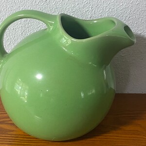 Lovely Estate Green Hall Bulbous Water Pitcher With Pour Guard Spout ...