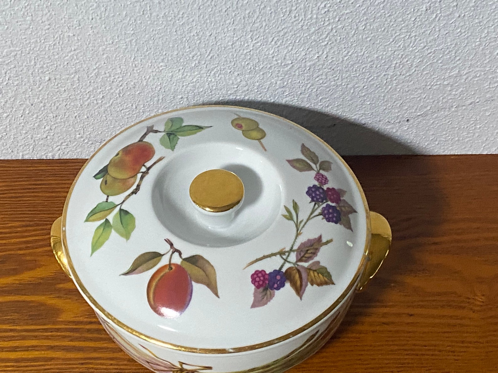 Vintage Royal Worcester evesham Porcelain Handled - Etsy
