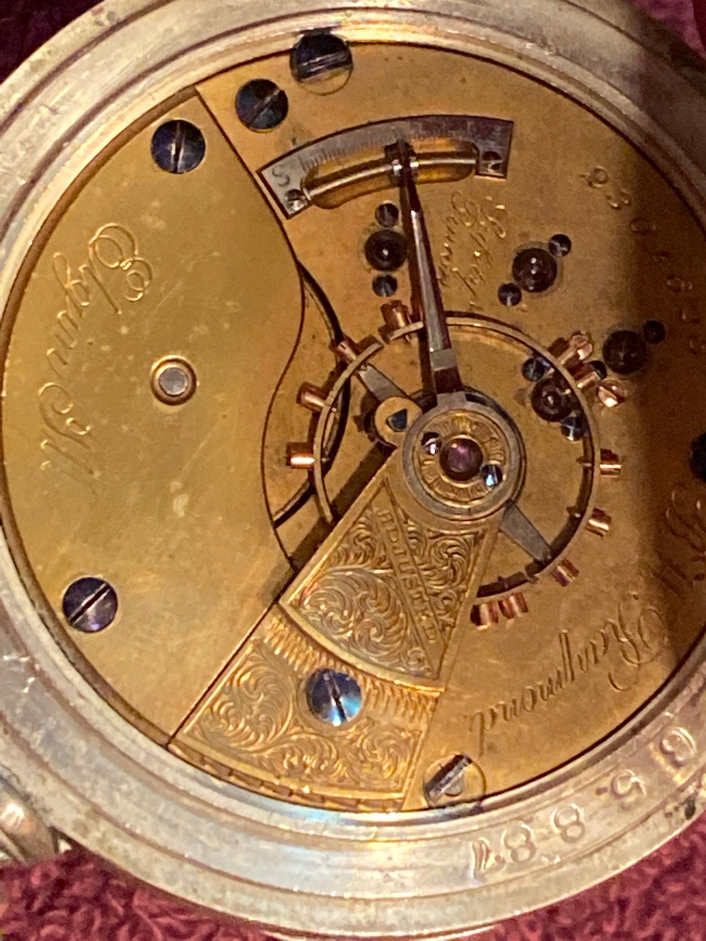 Vintage Elgin National Watch Co. B. W. Raymond Silver Colored | Etsy