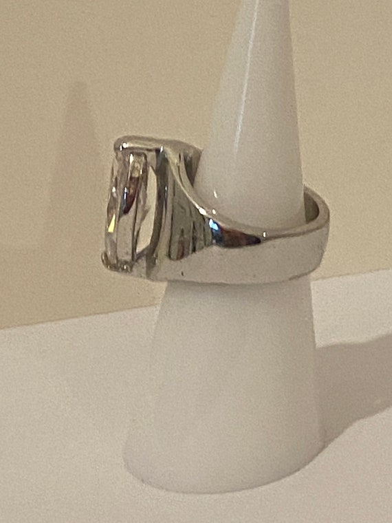 Stunning Estate Faux Diamond Ring, Signed Inside, Not… - Gem