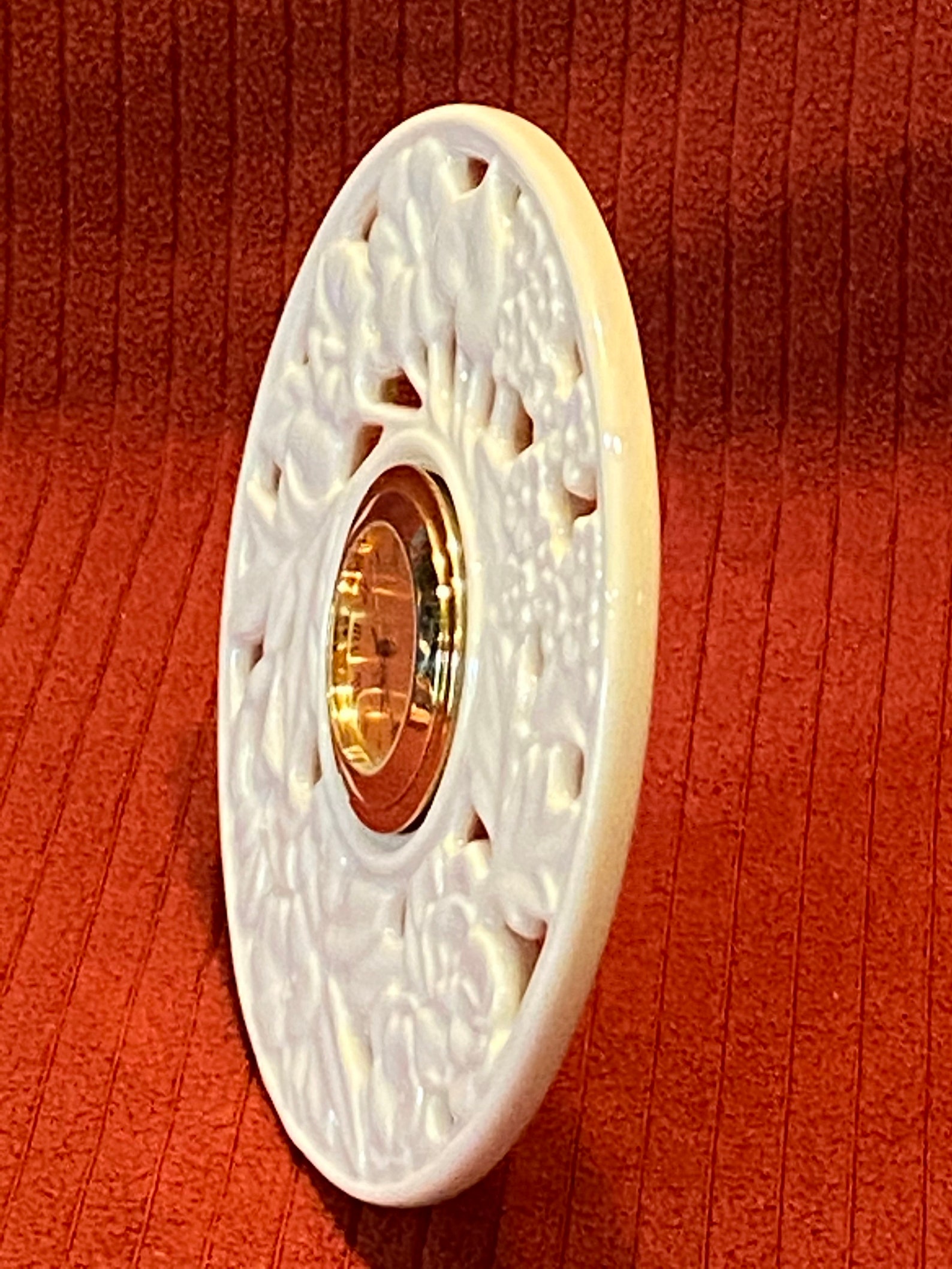 Vintage Lenox Porcelain Desktop Clock: Timely Traditions, Made in USA ...