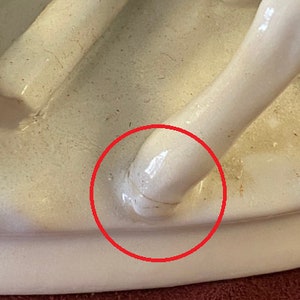 Vintage Porcelain Man Smoking Pipe, Whittling Wood With Sheep ...