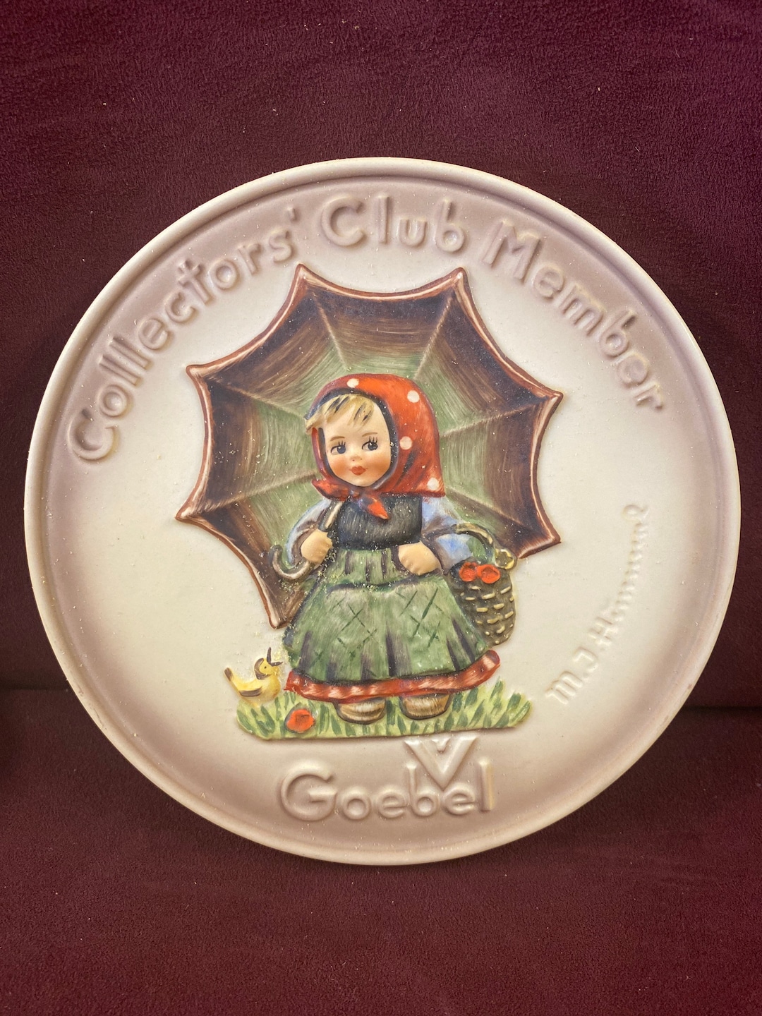Vintage Hummels Collectors Club Special Edition Plate, No. 2 Hum690 TM5 ...