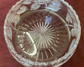 Intaglio Cut Glass | Etsy