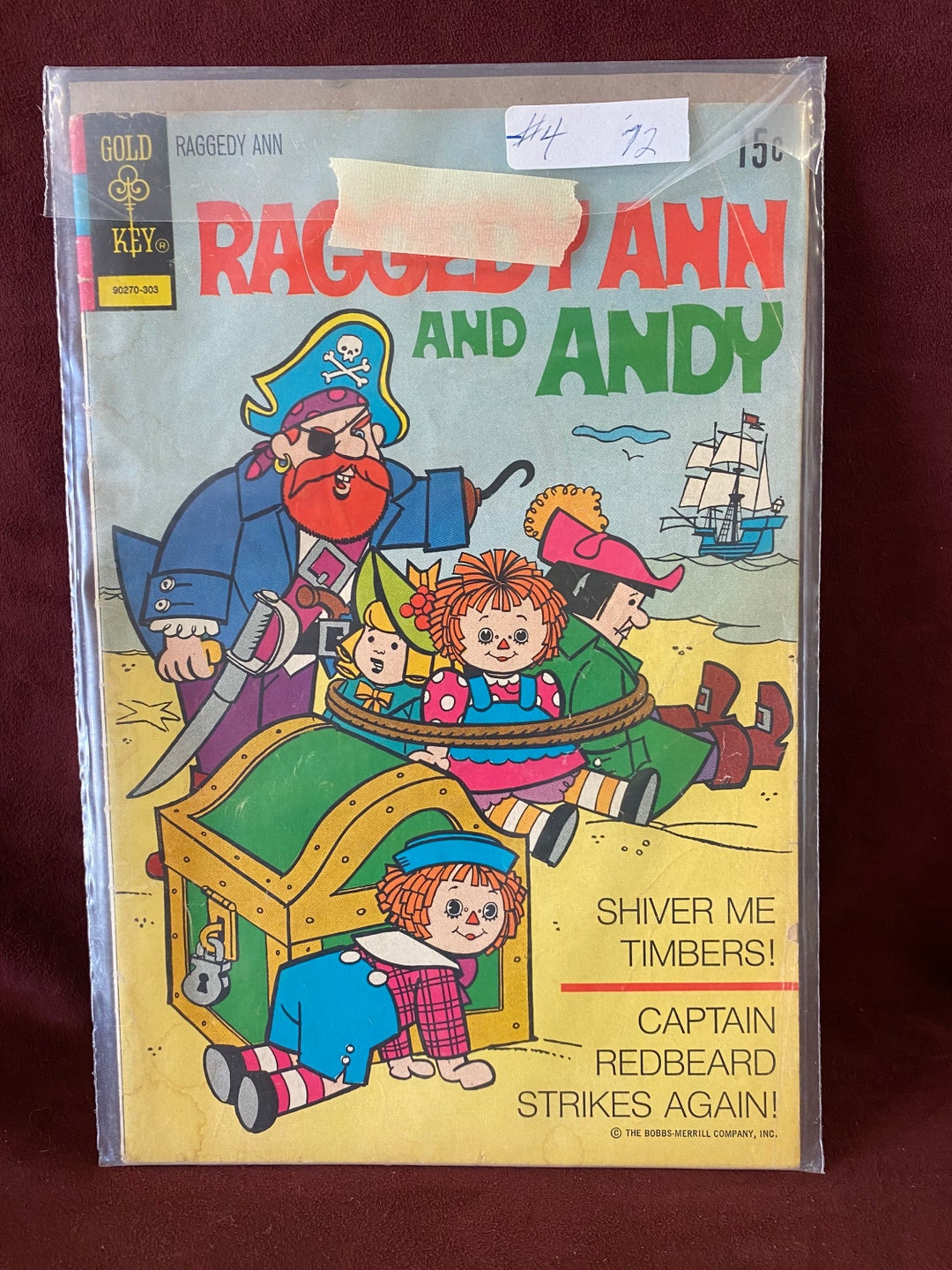 Vintage Classic Raggedy Ann & Andy Doll Comic Book, 1972 #4, Captain ...