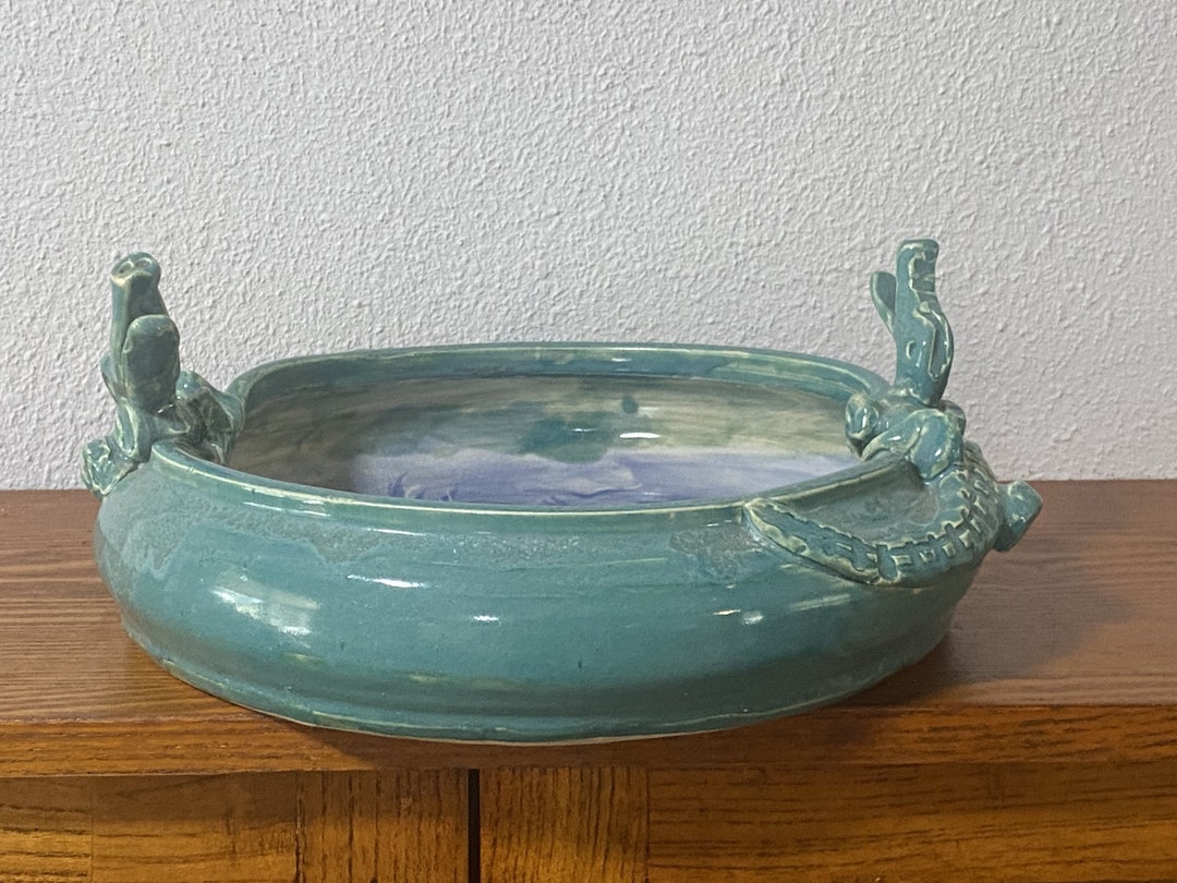 Exquisitely RARE Florida Pottery Artist Signed Faience M. Cushman ...