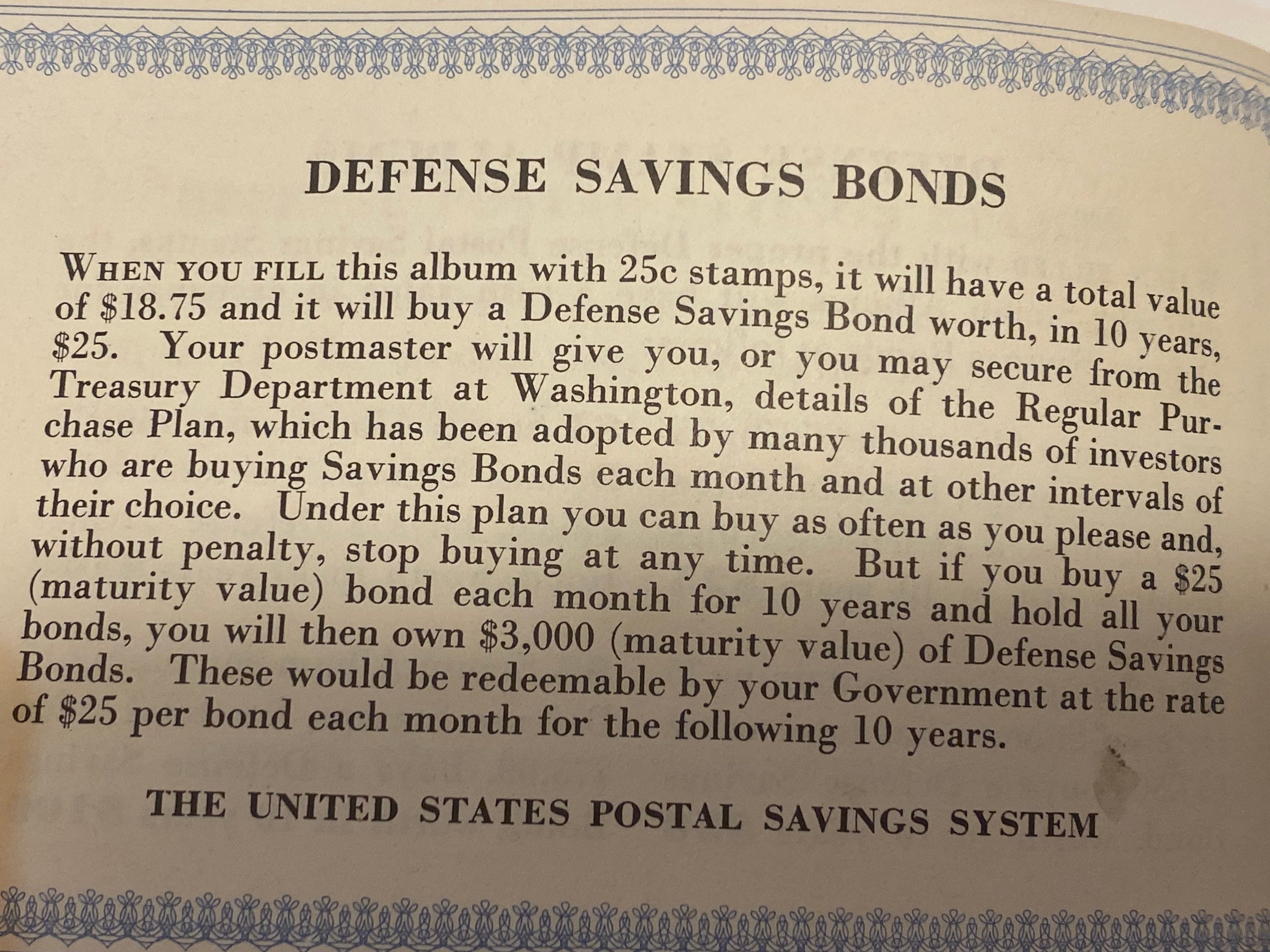 Vintage 1940s World War II United States Defense Savings Bonds | Etsy