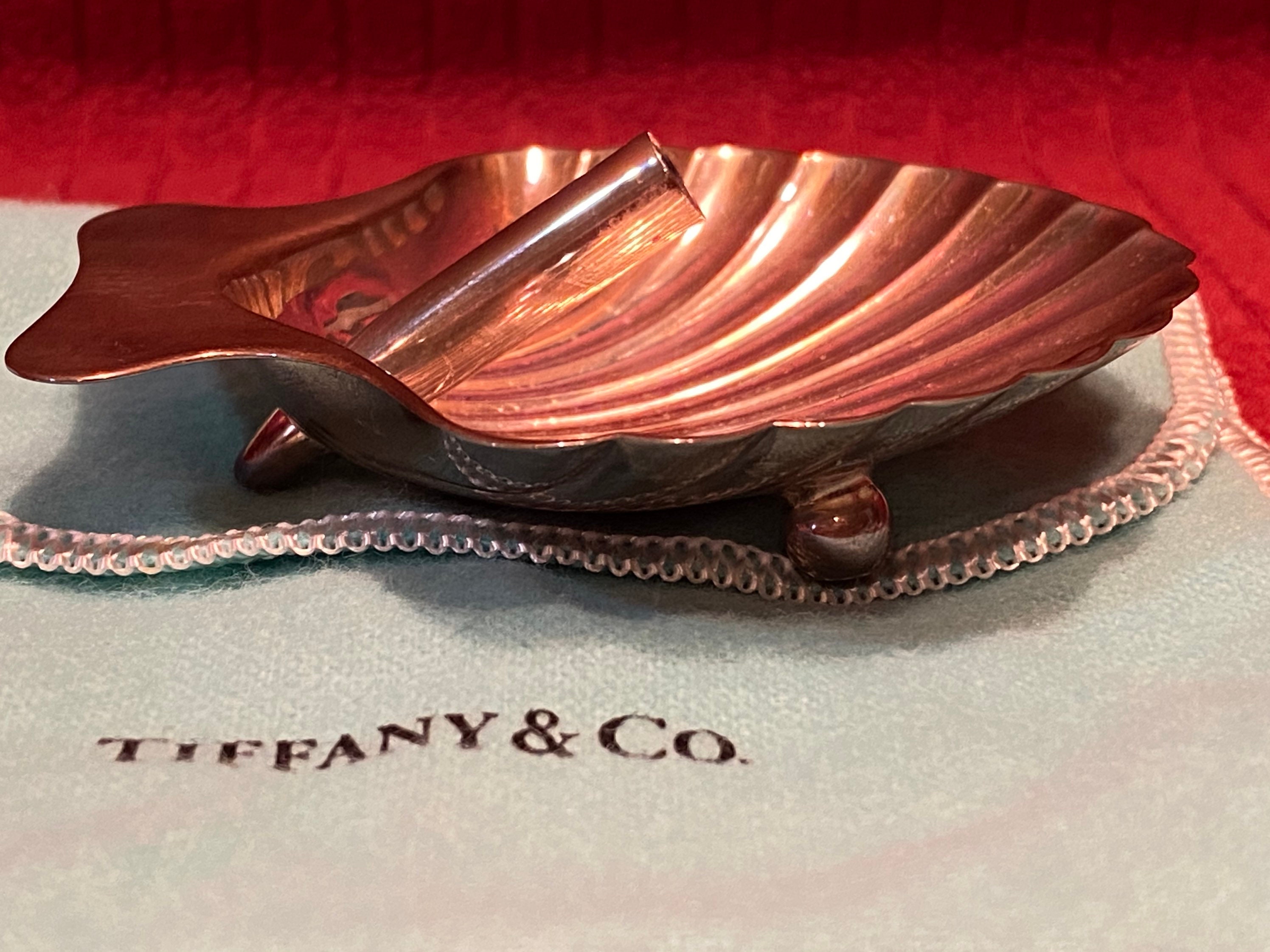 Tiffany & Co Sterling Silver Clam Shell Pen and Paperclip | Etsy