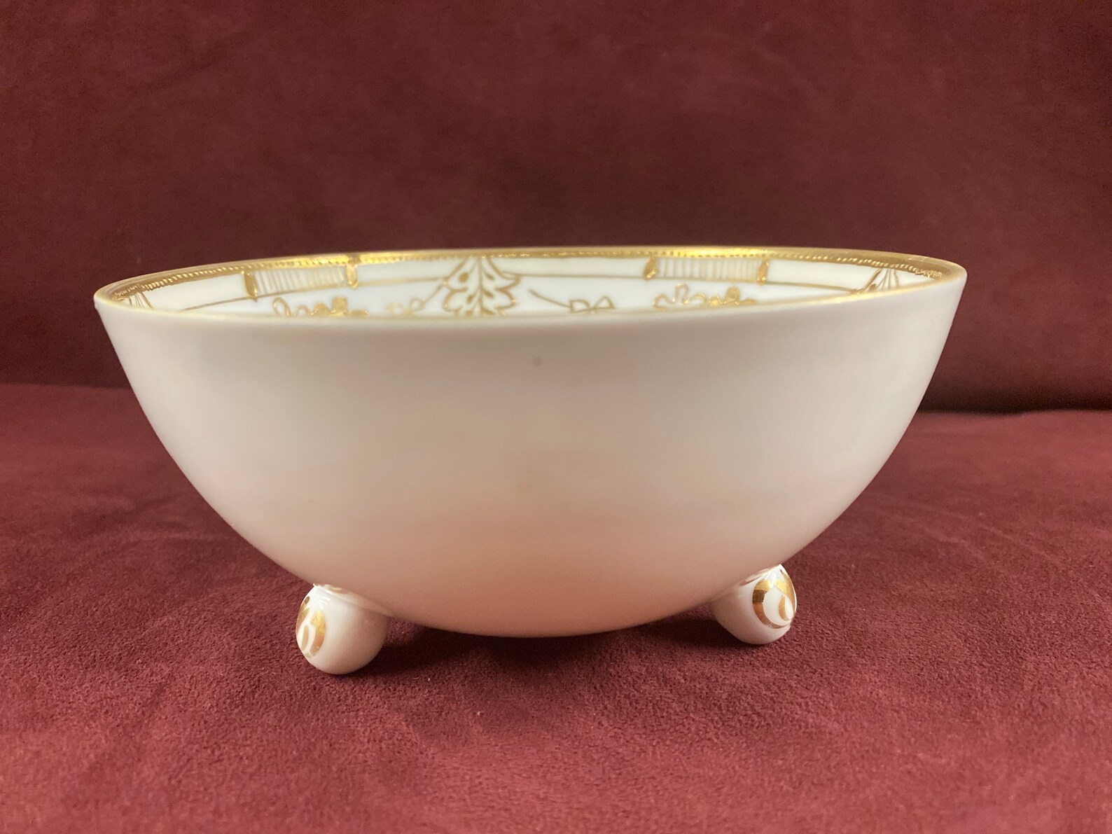 Vintage Hand Painted Nippon 3 Footed Bowl 5-1/4 Inches by - Etsy