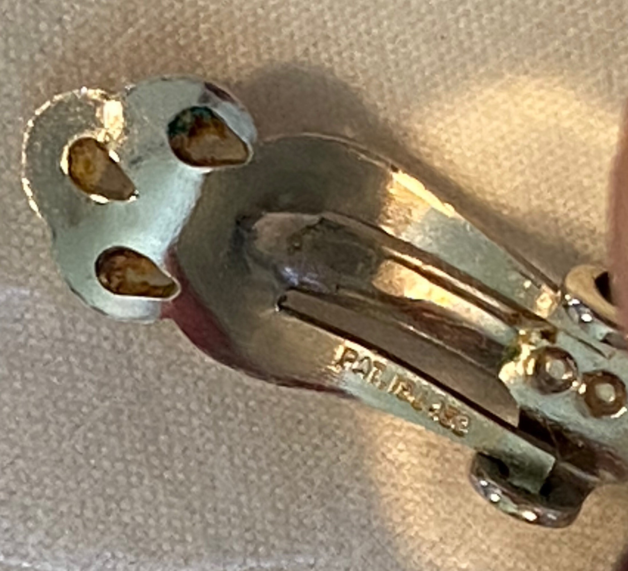 Vintage Whiting and Davis Co Clip on Earrings Silver Colored - Etsy