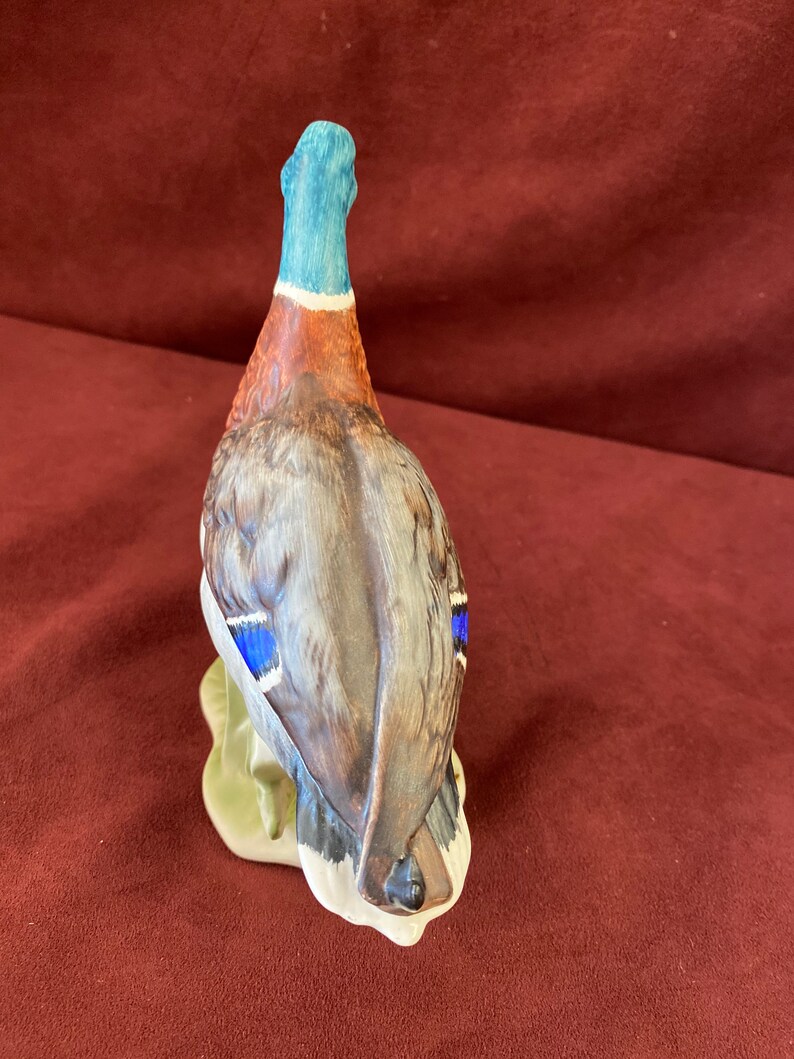 Vintage Goebel Mallard Duck With Blue Wings Figurine | Etsy