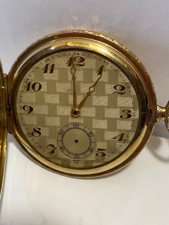 Vintage Pocket Watch Beautiful Works Great Missing the | Etsy