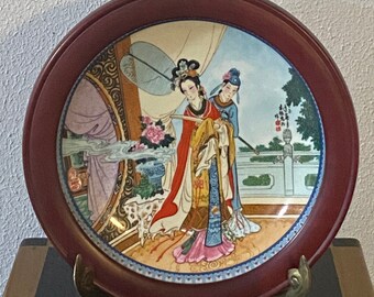 Chinese Imperial Jingdezhen Porcelain Plate beauties of the - Etsy