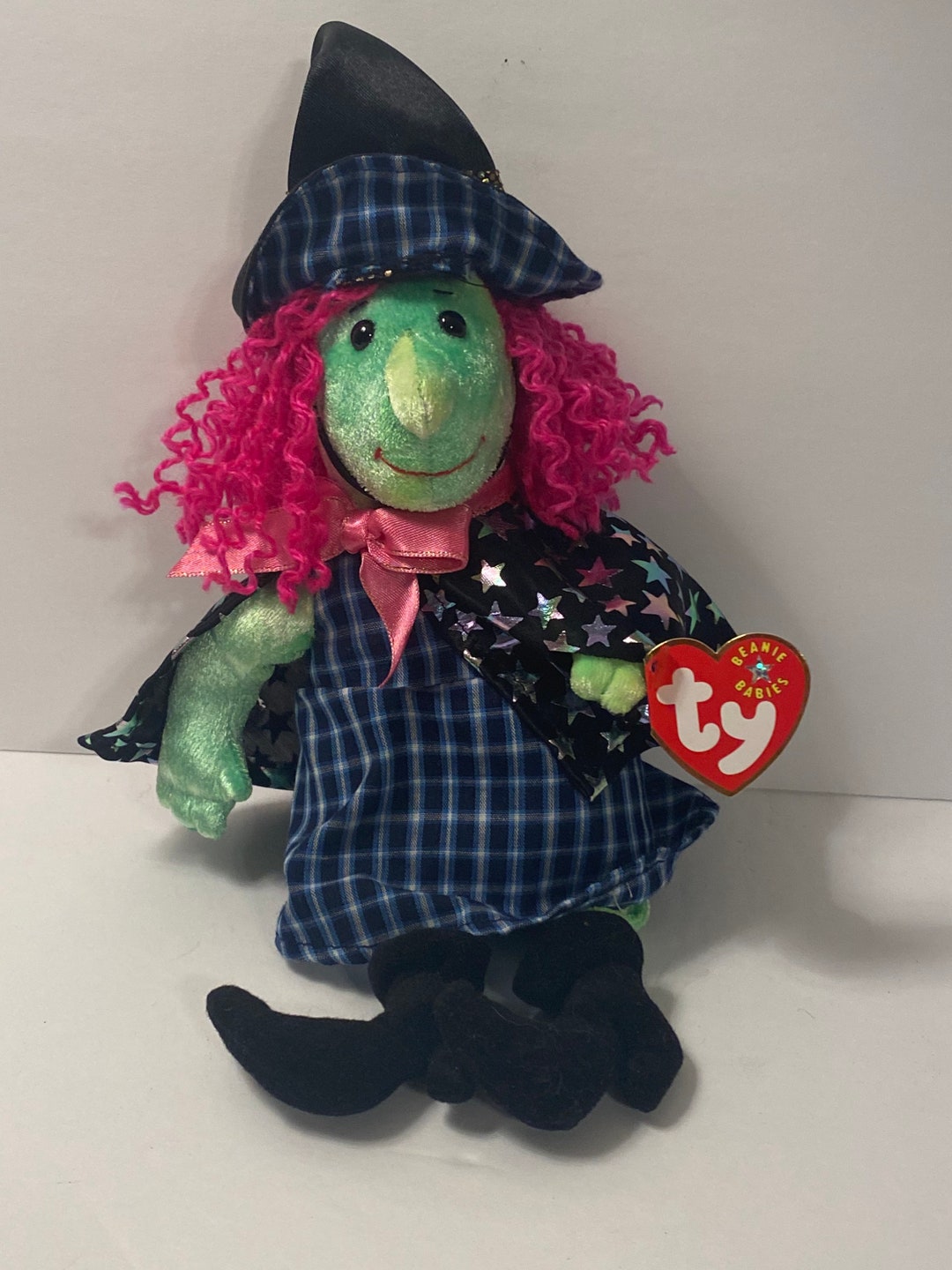 Vintage Ty Beanie Baby Scary the Witch October 25 2000 - Etsy
