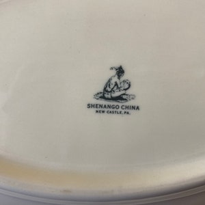 Vintage Shenango China, Floral Pattern Platter, Dish, Oval Shaped, 7-1/ ...