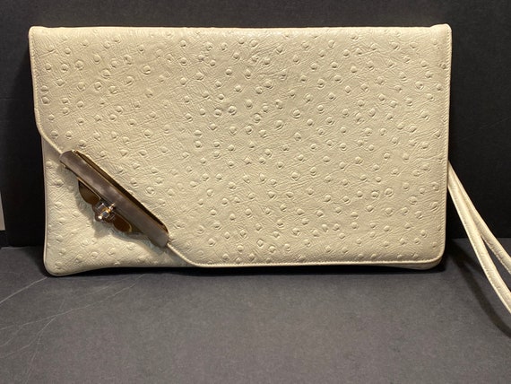 Vintage Original by Caprice Clutch Cream Colored Purse - Etsy