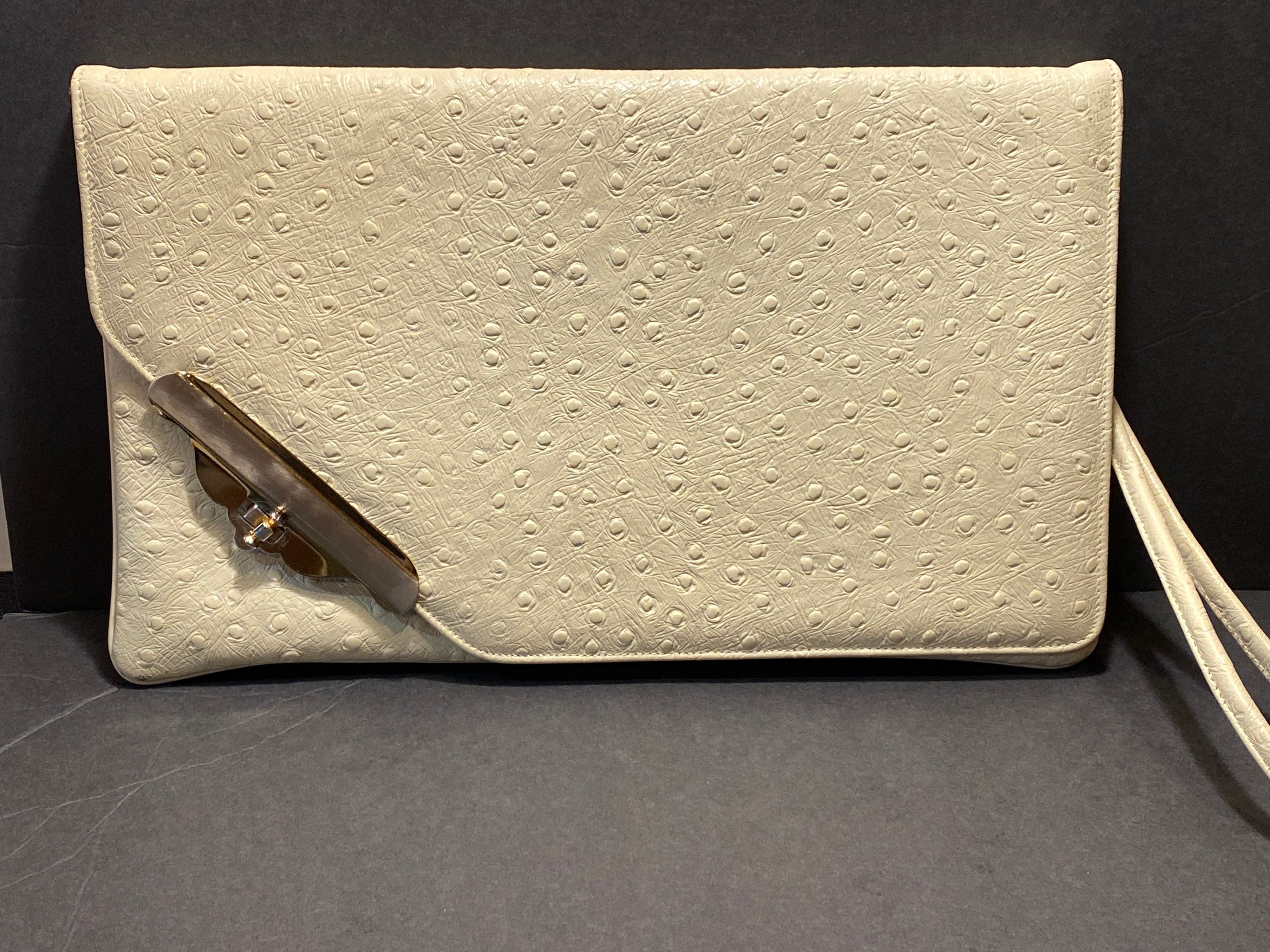 Vintage Original by Caprice Clutch Cream Colored Purse | Etsy