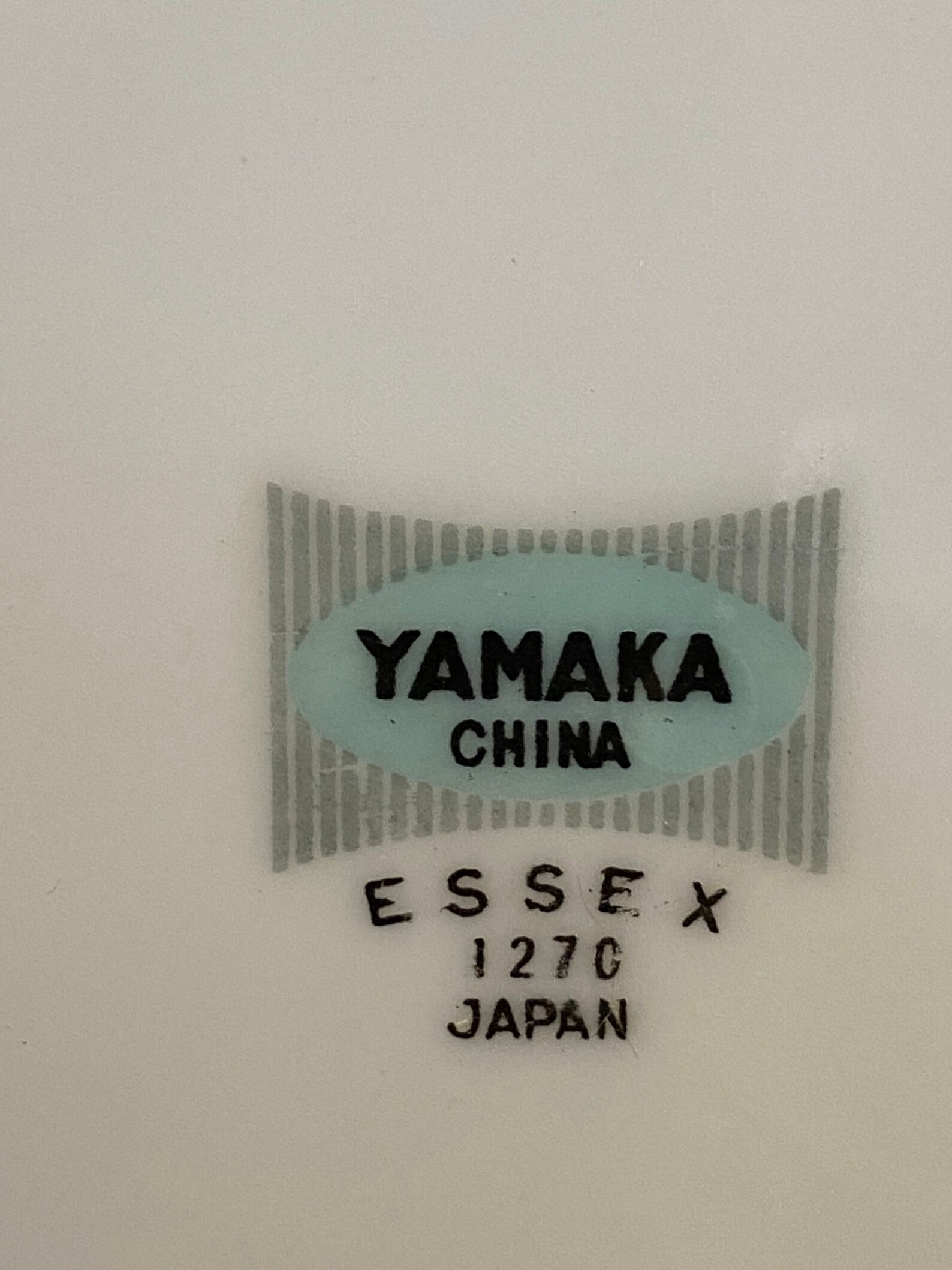 Vintage Yamaka China Japan Essex Pattern 1270 Blue | Etsy