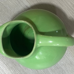 Lovely Estate Green Hall Bulbous Water Pitcher With Pour Guard Spout ...