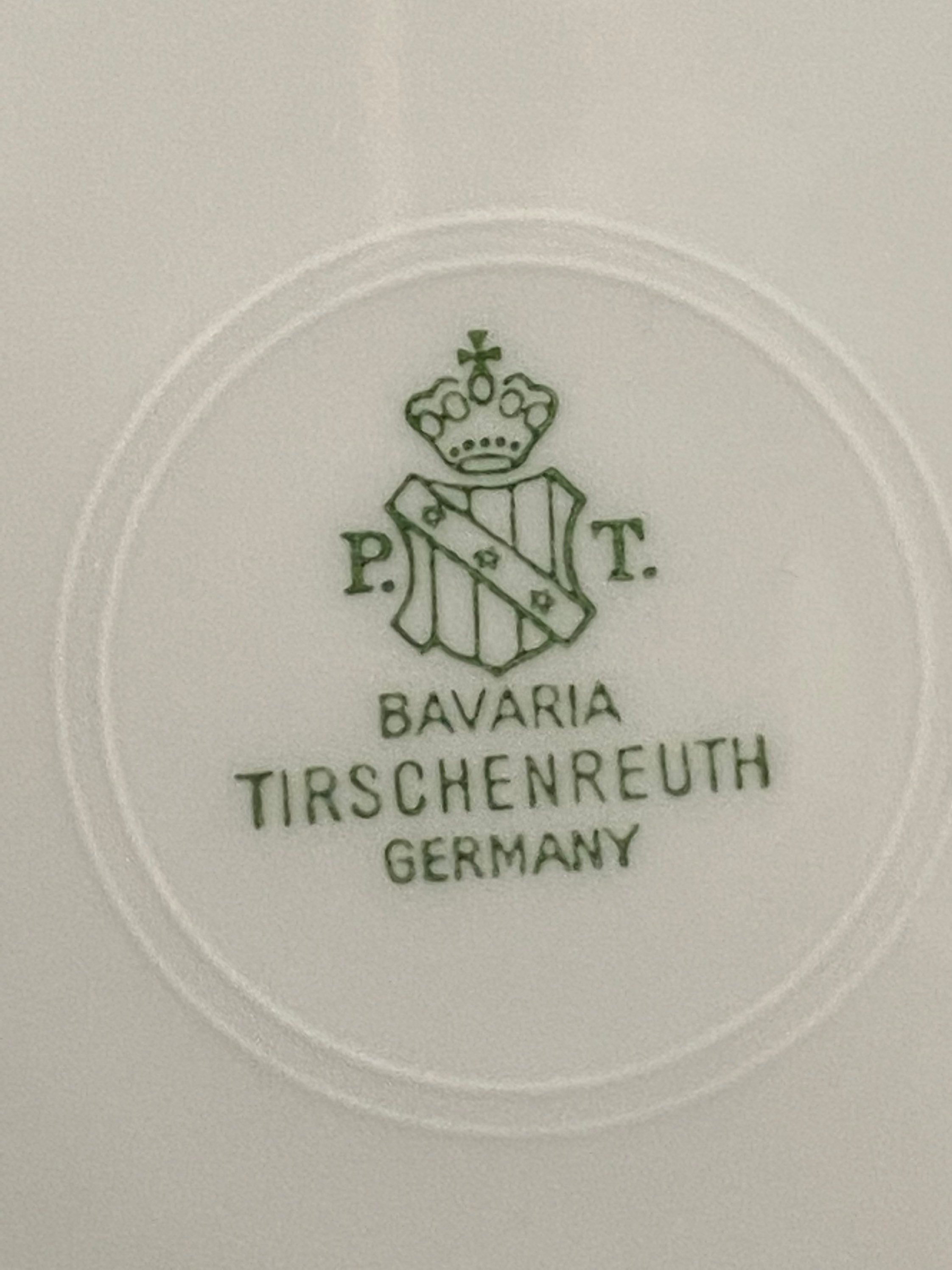 Vintage Set of 8 Tirschenreuth's Pasco Orchid Pattern | Etsy