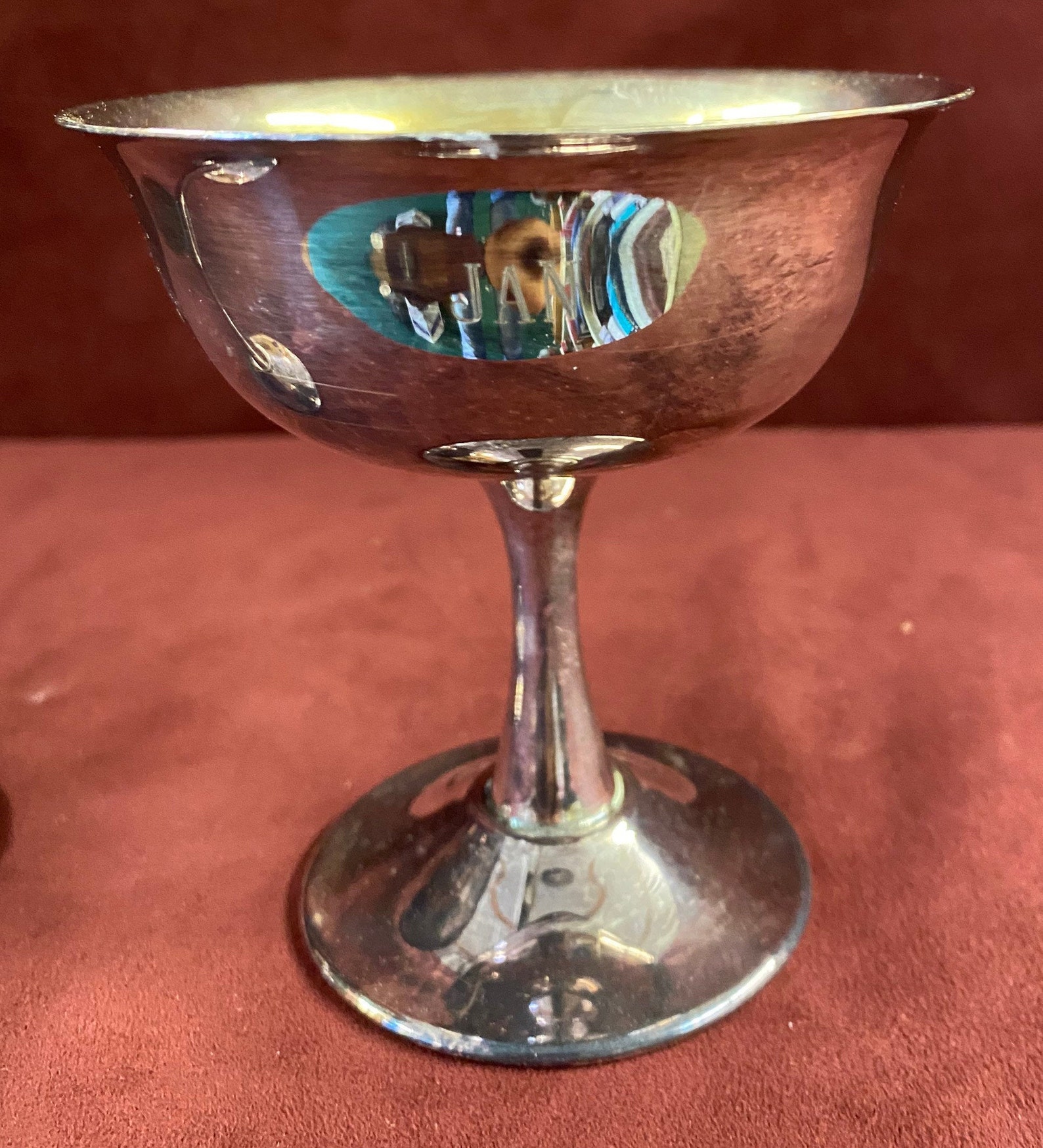 Vintage Set of 2 Sheridan Silver Plate Wine Cups Goblets - Etsy