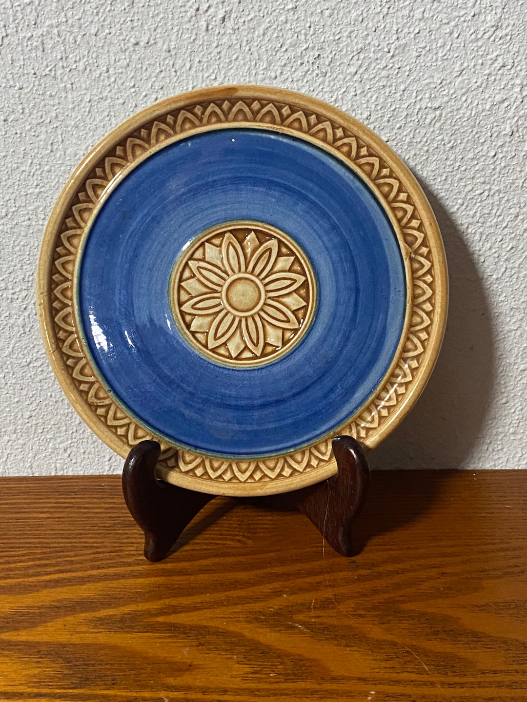 Lovely Estate Maruhon Ware Small Collectible Pottery Plate, Made in ...