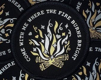 Campfire Badge | Etsy